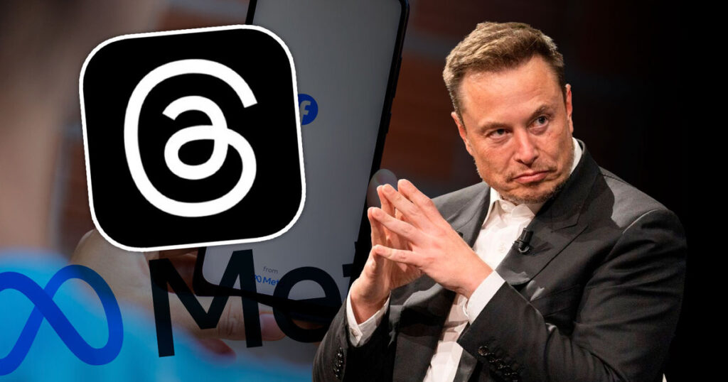 Elon Musk quer processar Meta por causa do Threads
