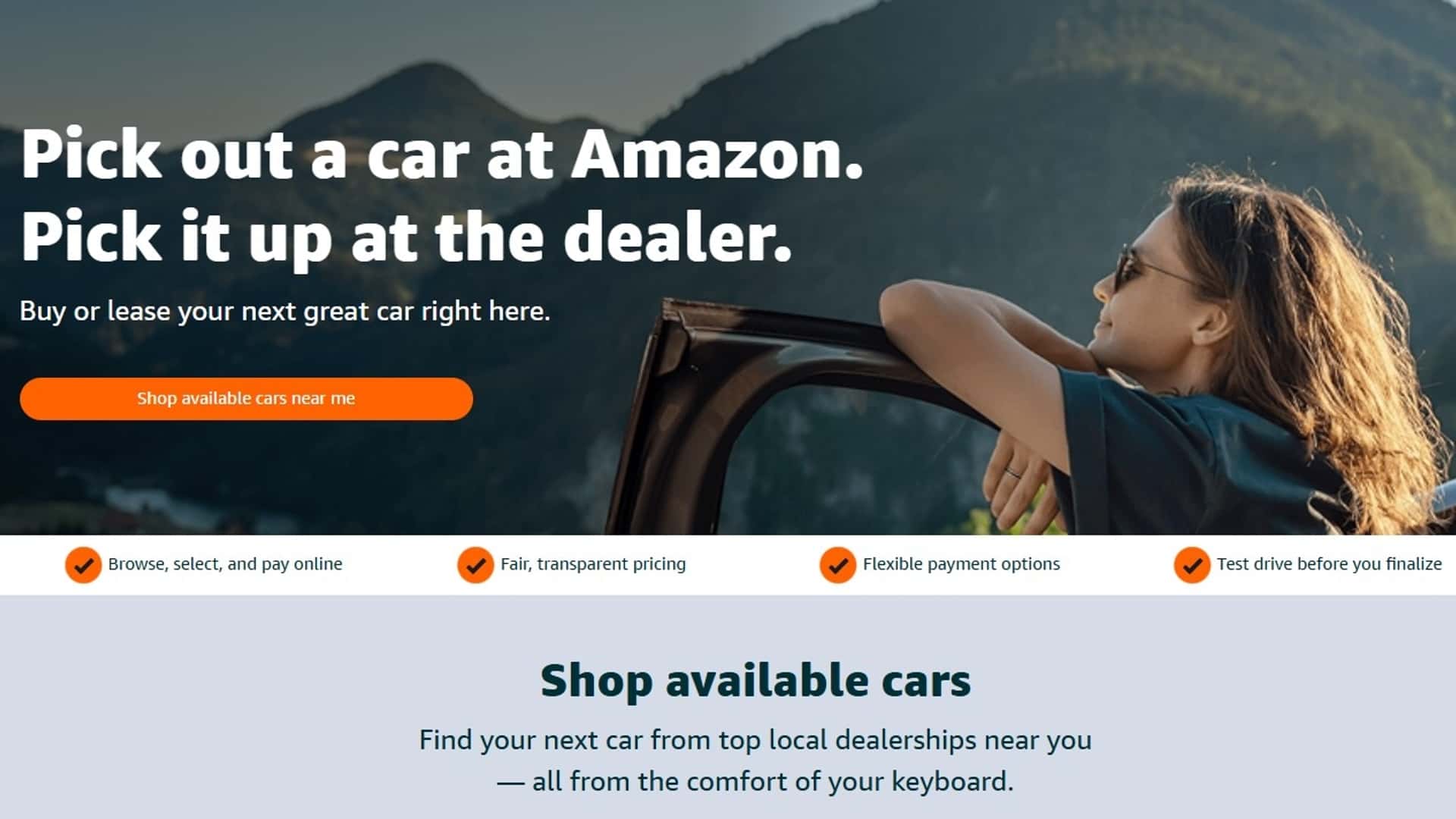 Amazon inicia venda de carros usados em sua plataforma