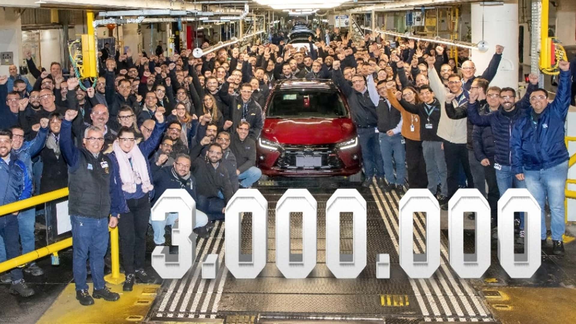 Chevrolet Onix atinge 3 milhões de unidades e ultrapassa Corsa